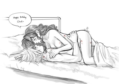 Rule 34 1boy 1boy1girl 1girls Aerith Gainsborough Bed Birthday Sex