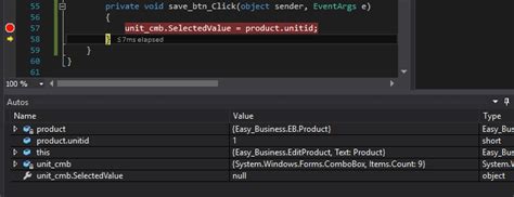 c selected value doesn t work on combobox stack overflow