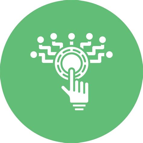 Activation Glyph Circle Background Icon 17645358 Vector Art At Vecteezy