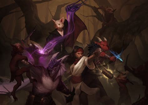 Ambush In The Darkwood By Carson Lowmiller R Imaginaryhybrids