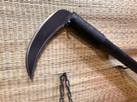 Kusarigama Battlefield Size Black Kobudo Mart