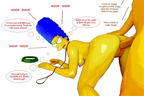 Rule 34 Color Female Human Male Marge Simpson Milhouse Van Houten Straight Tagme The Simpsons