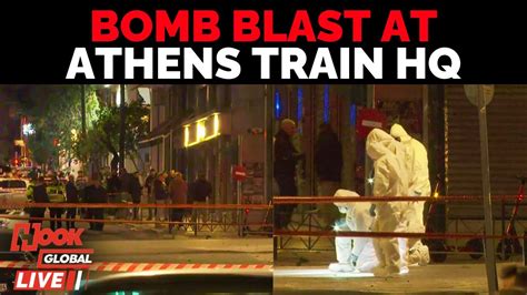 Athens Bombing Live Explosion Rocks Hellenic Train Hq Amid 2023 Crash