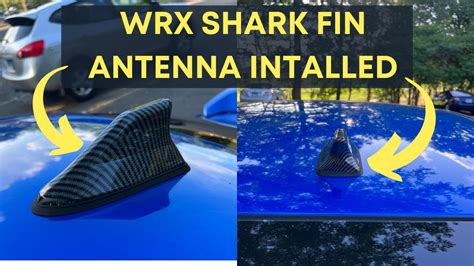 How To Install A Carbon Fibers Shark 🦈 Fin Antenna On A 2011 Wrx Youtube