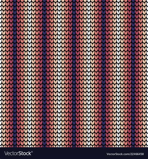 Seamless Violet Vertical Knitting Pattern Vector Image
