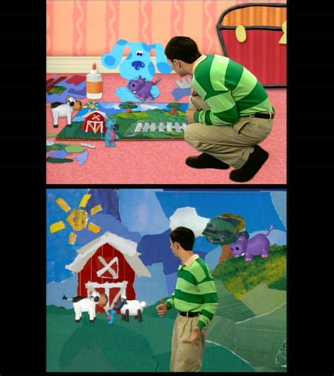 Blues Clues Funny Farm Collage By Mdwyer5 On Deviantart