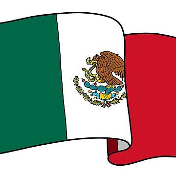 Cartoon Mexican Flag Drawing