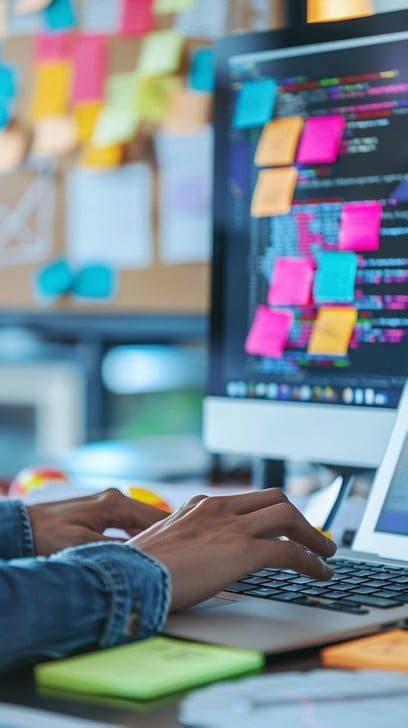 Free Coding Workstation Setup Photo Coding Programmer Laptop