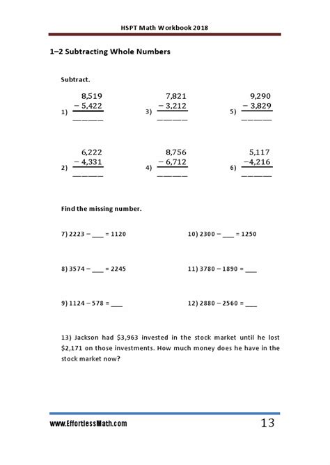 Hspt Math Workbook 2018 The Most Comprehensive Review For The Math Section Of The Hspt Test