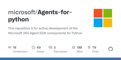 Agents For Pythonlibrariesmicrosoft Agents Activityreadmemd At Main