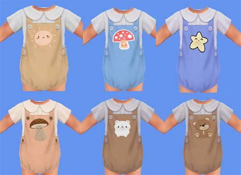 21 Most Adorable Sims 4 Infant Clothing Cc Onesies Bows Pacifiers