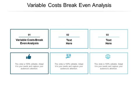Variable Costs Break Even Analysis Ppt Powerpoint Presentation Slides Backg