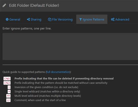 Ignore A Specific Folder In A Specific Device Support Syncthing