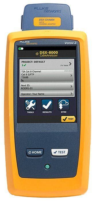Fluke Networks Dsx2 8000qoi Nw 2 Ghz Dsx2 8000 Cable Analyzer With Quad