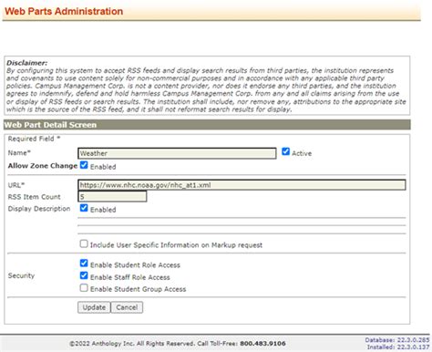 manage rss feeds