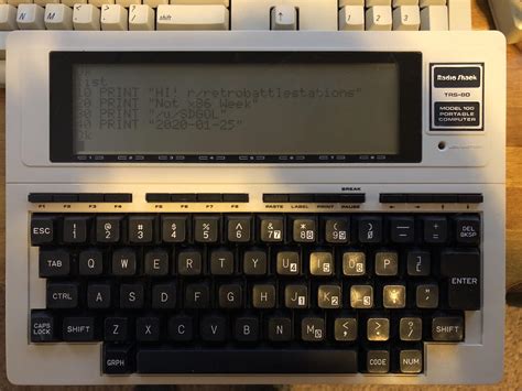 [not X86 Week] Trs 80 Model 100 R Retrobattlestations