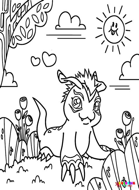20 Gomamon Coloring Pages Free Printable Pdf And Online Coloring