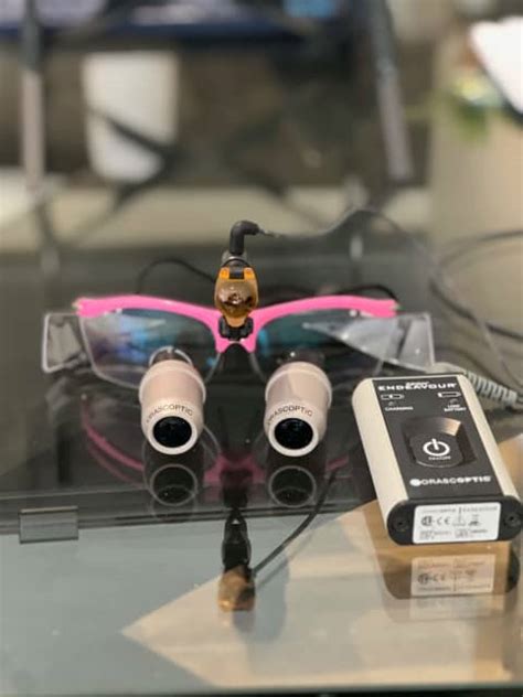 As New Orascoptic 5 X Dental Endodontics Medical Loupes Headlight