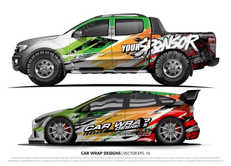 차량 비닐 스티커 및 자동차 데칼 상징에 대한 경주 용 자동차 랩 디자인 벡터 배경 경주 트럭 Png 일러스트 및 벡터 에 대한 무료 다운로드 Pngtree
