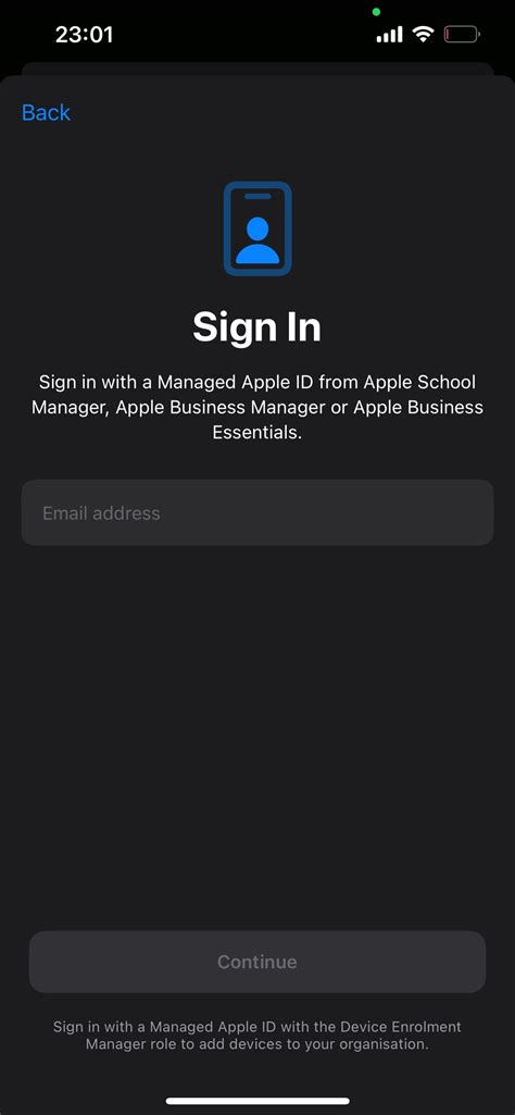 enroll a corporate macos device in intune through apple business