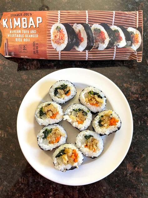 Trader Joes Frozen Kimbap Sushi Rolls Melanie Cooks