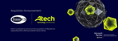 Base 13 Acquired By Atech Atech Cloud