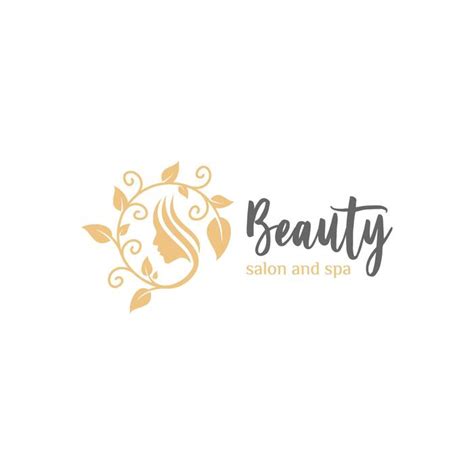 Beauty Salon Logo Gold Vector Art Icons And Graphics For Free Download