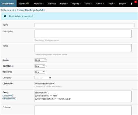 Analytics — Deephunter