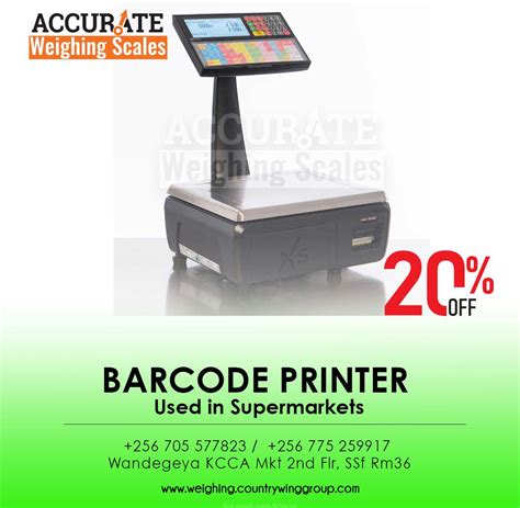 30kg Electronic Barcode Label Printing Scale In Kampala Pearlug