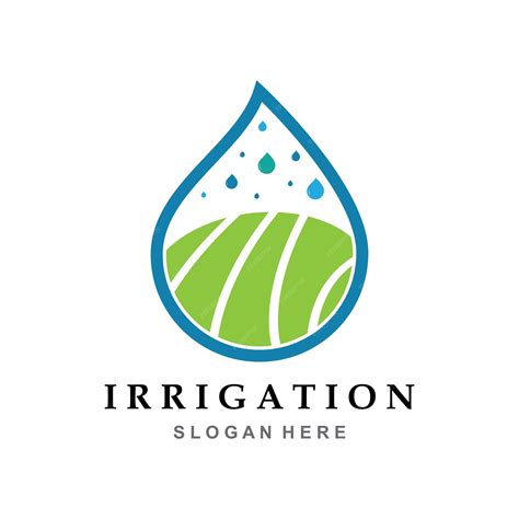 Premium Vector Irrigation Logo Design Vector Icon Symbol Template