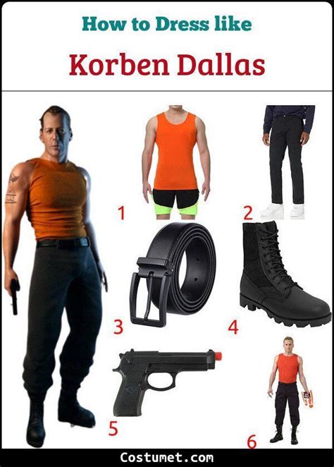 Korben Dallas The Fifth Element Costume For Cosplay And Halloween 2022