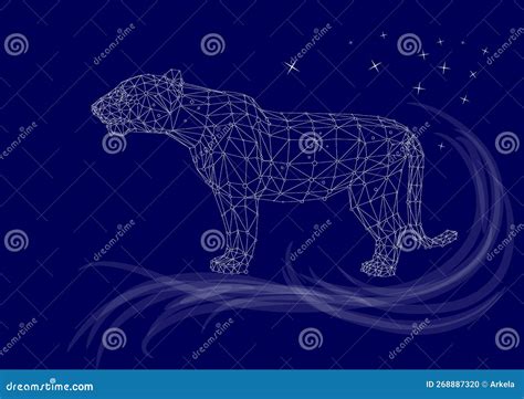 Star Lioness Stock Vector Illustration Of Predator 268887320