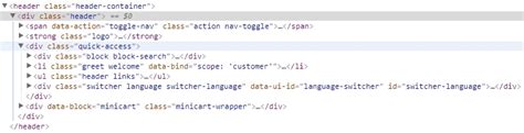 Magento Minicart And Searchbar Not Moving To Header Links Magento Stack Exchange