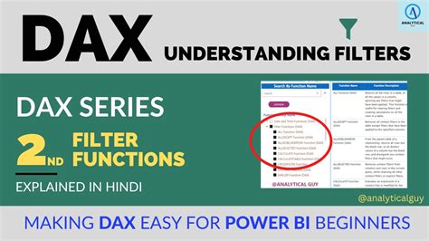 Dax Series Part3 Filter Functions Explained In Hindi Beginners To Advanced Level Ms Power Dax Series Part3 Filter Functions Explained In Hindi Beginners To Advanced Level Ms Power