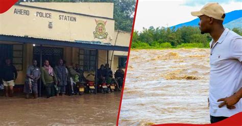 Floods Kisumu Nairobi Highway Impassable After River Nyando Burst Its