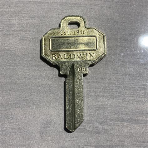 4 Keys Total Brand New Baldwin 5 Pin Key Blanks Model Number Bal8335152