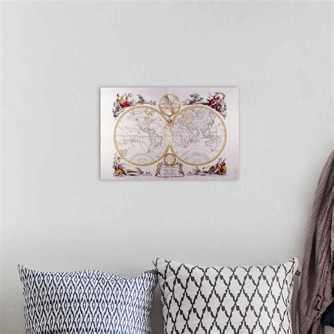 Map Of The World Wall Art Canvas Prints Framed Prints Wall Peels