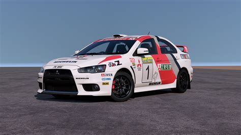 Mitsubishi Lancer Evolution X Rally Livery Gta5