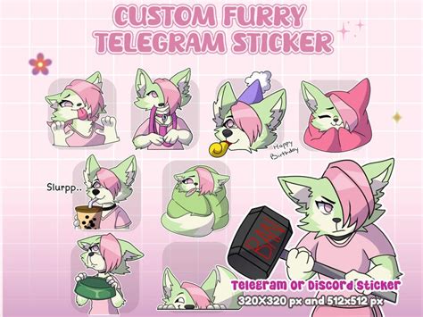 Telegram Stickers Custom Stickers Furry For Telegram Telegram