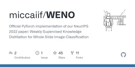 Github Miccaiif Weno Official Pytorch Implementation Of Our Neurips 2022 Paper Weakly
