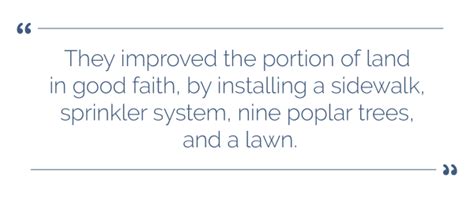 Prescriptive Easement Against Neighbors Property Case Example
