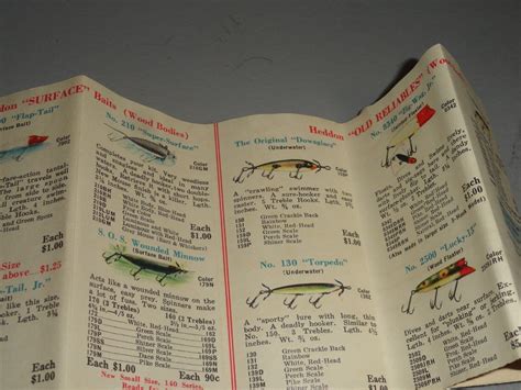 Vintage Fishing Heddon Pocket Catalog Green No Tears 4738156013