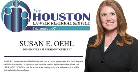 Jenkins And Kamin Llp Susan Oehl Serves On The Board Of Houston Lawyer