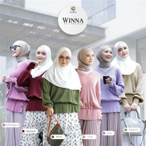 Jual Winna Sweater By Vamily Shopee Indonesia