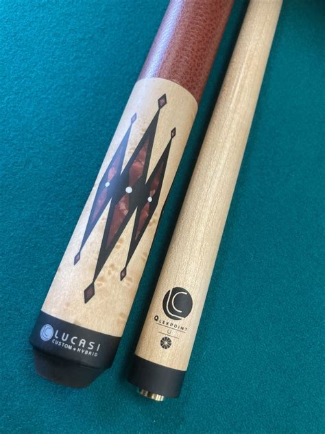 Lucasi Hybrid Limited Edition Lhle2 Pool Cue Stick Matte Coffee Leather