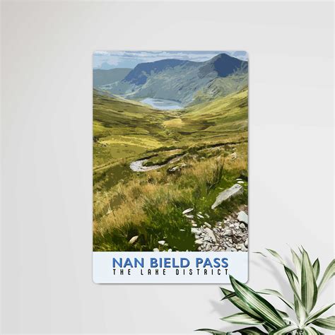 Nan Bield The Lake District Vintage Style Metal Sign Personalised