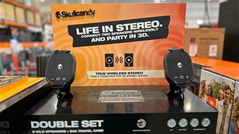 Skullcandy Kilo Wireless Bluetooth Speaker With Case Bundle 2 Pack
