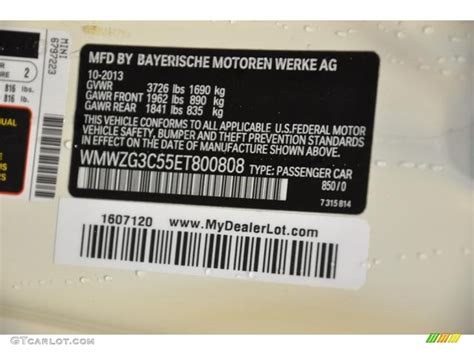 2014 Mini Cooper S Clubman Color Code Photos