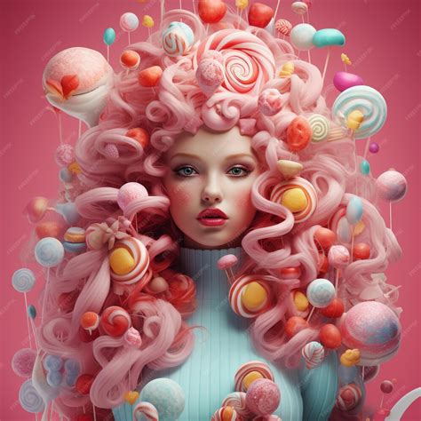 Premium Ai Image Sugar Candy Crush