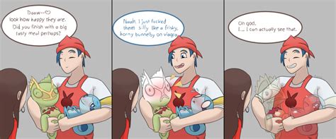 Rule 34 1boy 2girls Ambiguous Gender Apron Bandana Blue Eyes Blush